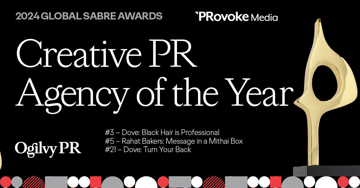 Ogilvy PR Named Creative PR Agency of the Year at 2024 Global SABRE Awards | Ogilvy